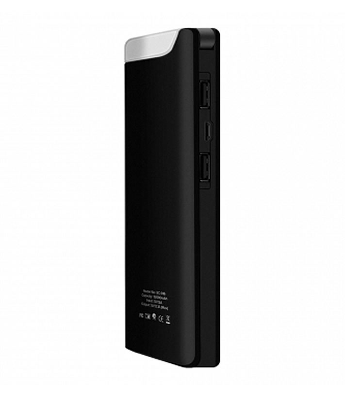 EC016 12000mAh Power Bank with LCD Display - Eclipse